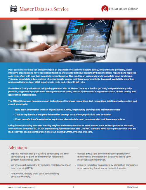 Prometheus Master Data as a Service | Prometheus Group